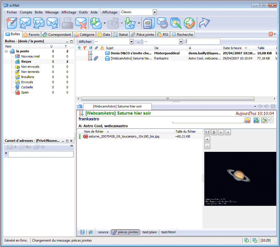 Si.Mail – un client de messagerie léger et performant – A S T R O L A B ...